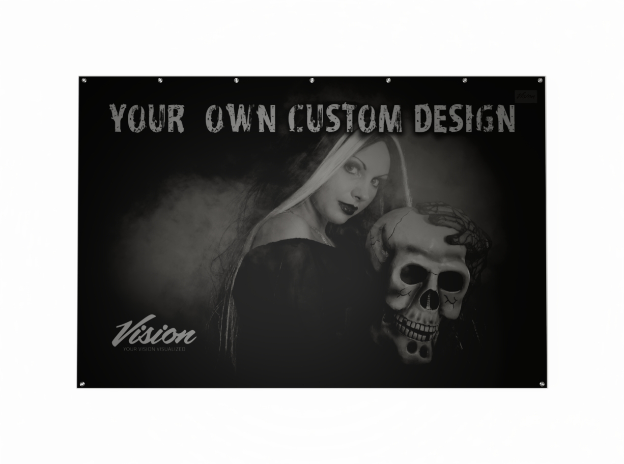 Band backdrop with custom print | Vision Backdrops