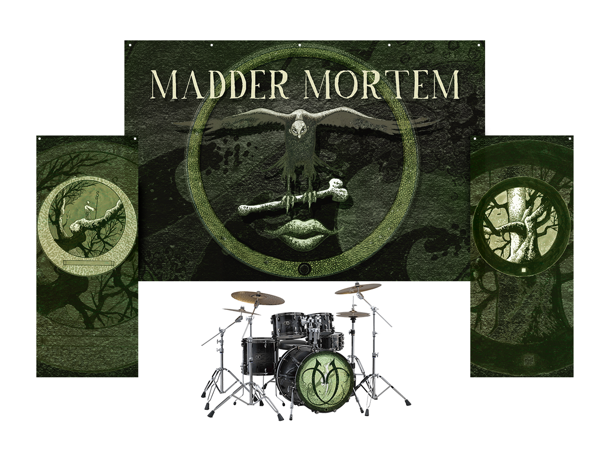 Band stage backdrop with print | Vision® Backdrops Europe